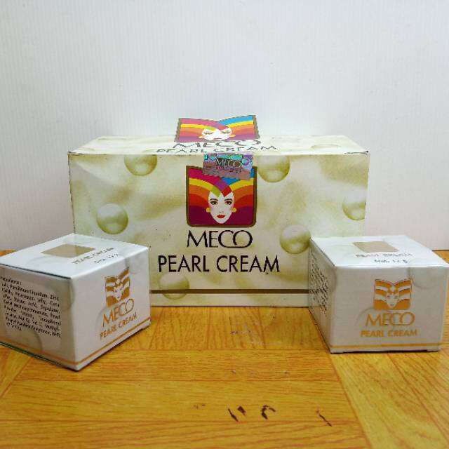 MECO PEARL CREAM KRIM MECO alas bedak mecco | Lazada Indonesia