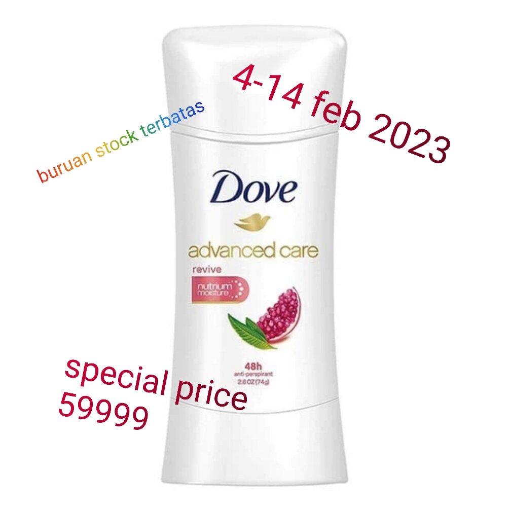Dove Advance antiperspirant deodorant Revive 74gr | Lazada Indonesia