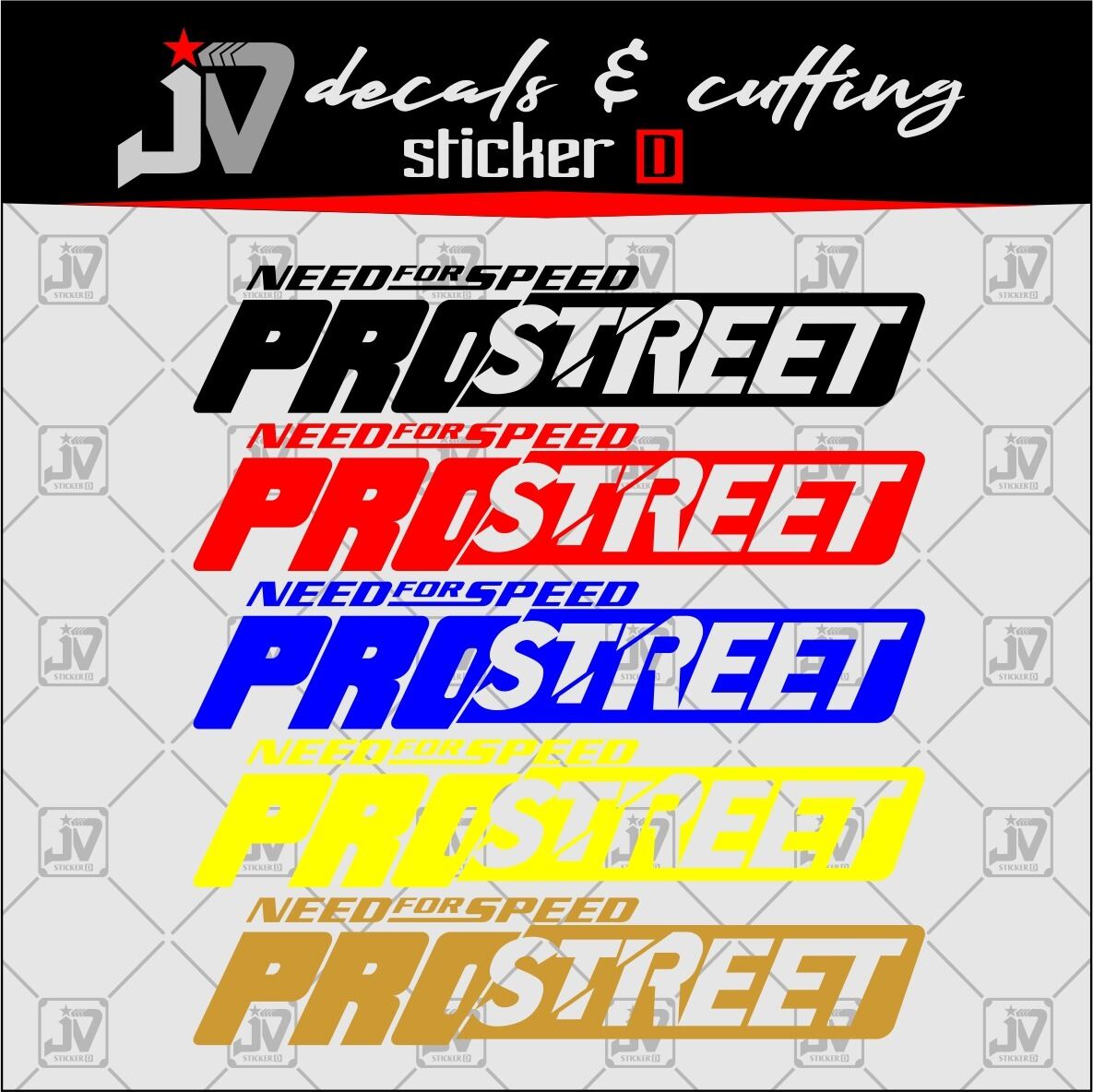 sticker NFS prostreet cutting sticker | Lazada Indonesia