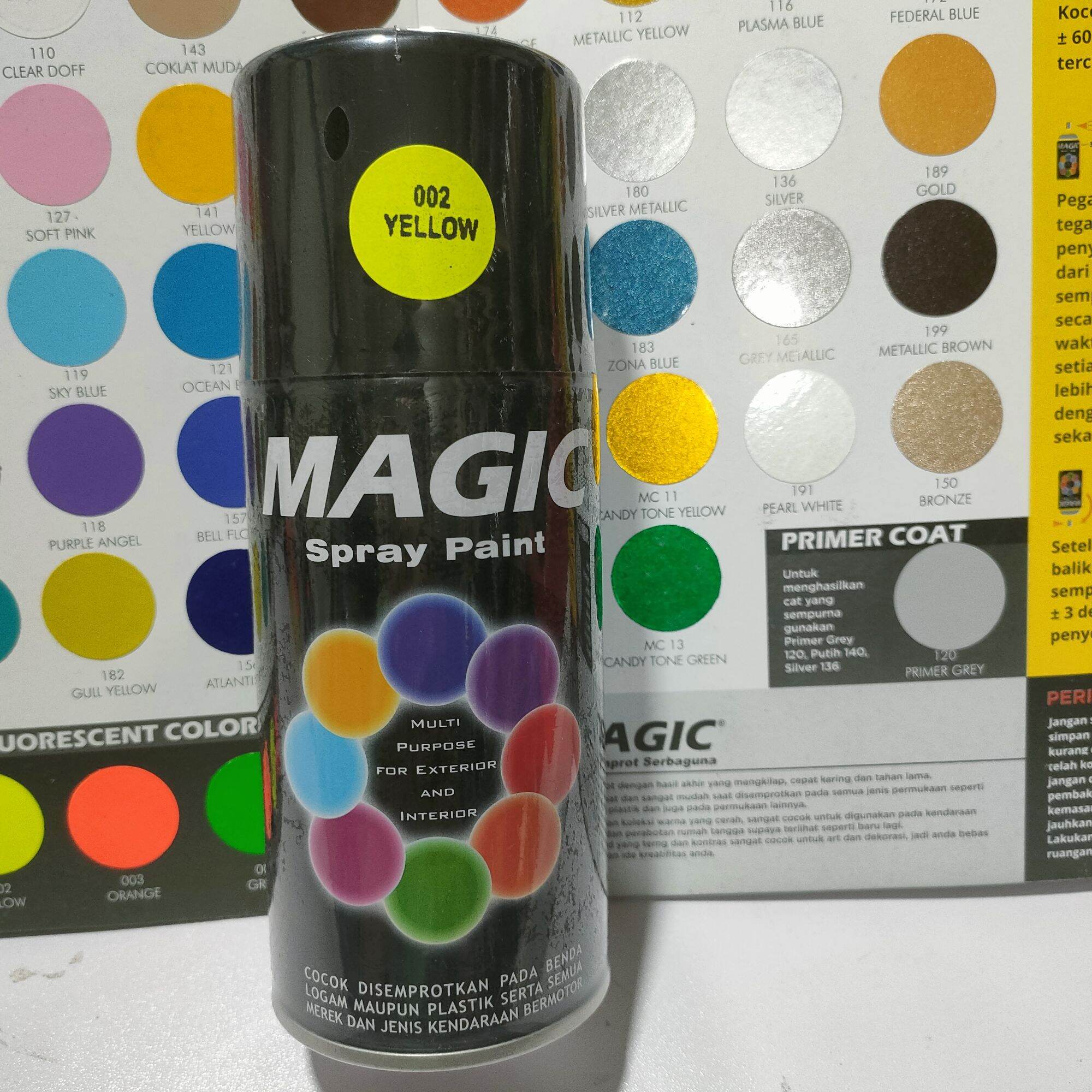 Pilok Pilox Cat MAGIC 300cc Ready Berbagai Warna Cat Semprot Serbaguna ...