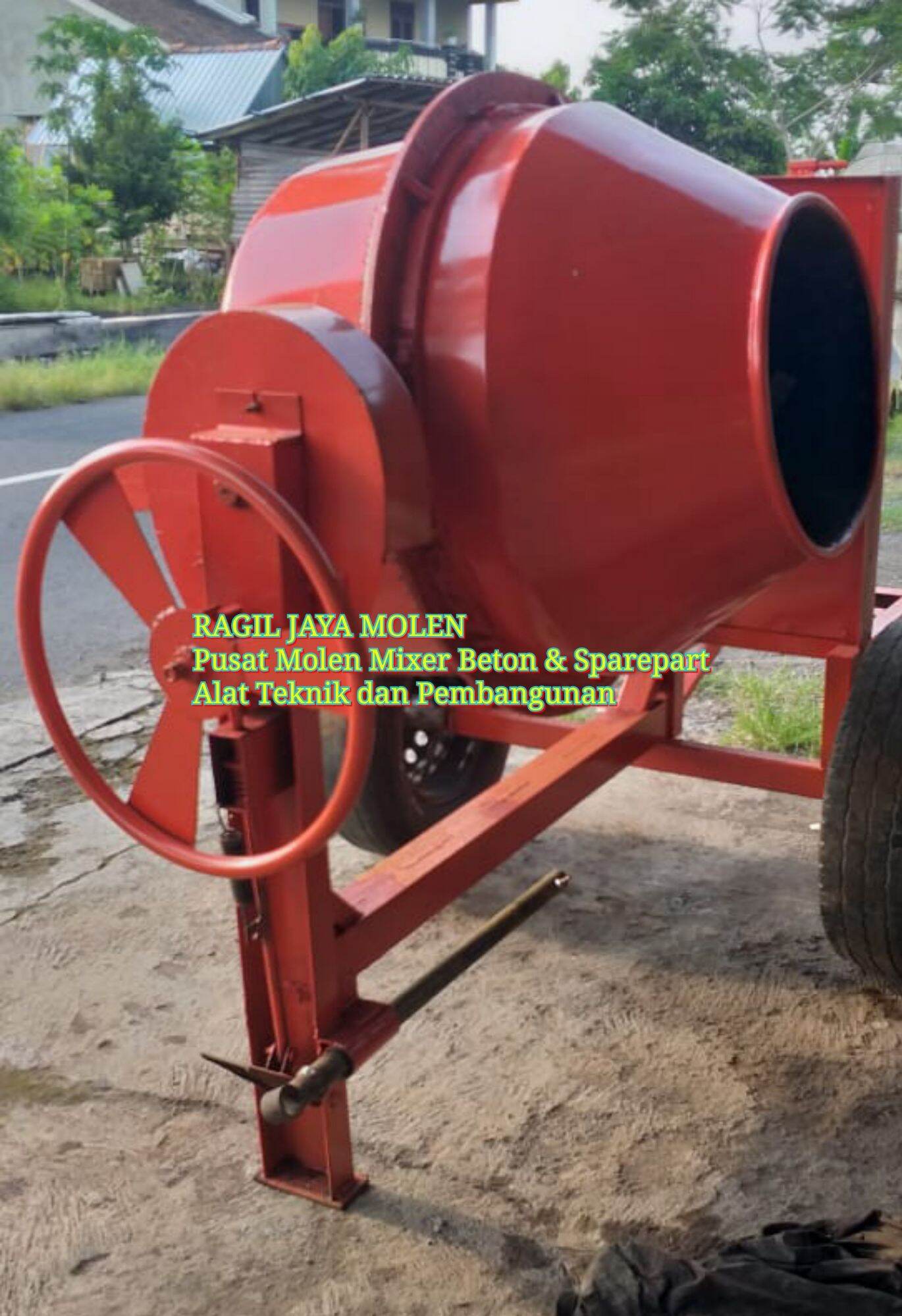 MESIN MOLEN COR BETON SEMEN + DIESEL YANMAR TF 65 RADIATOR | Lazada ...