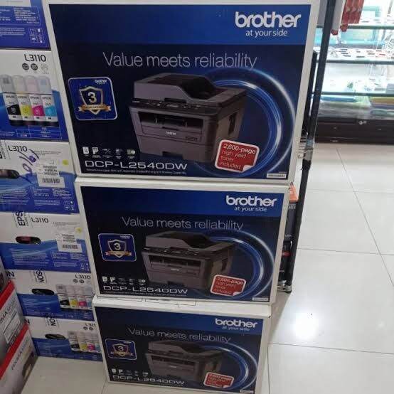 Printer brother dcp l2540dw laser mono print scan copy bisa wireless | Lazada Indonesia