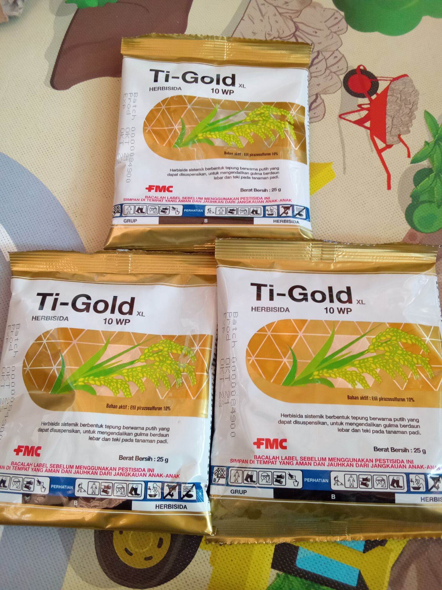 herbisida tigol kemasan 25gram pengendali gulma pada tanaman padi ...