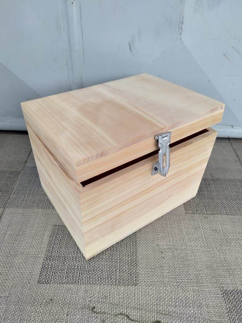 kotak kayu 25x15x15cm untuk uang | Lazada Indonesia