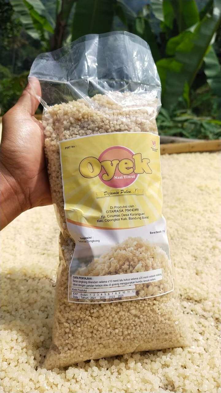 Nasi Tiwul Oyek Kemasan 1 Kg Makanan Sehat | Lazada Indonesia