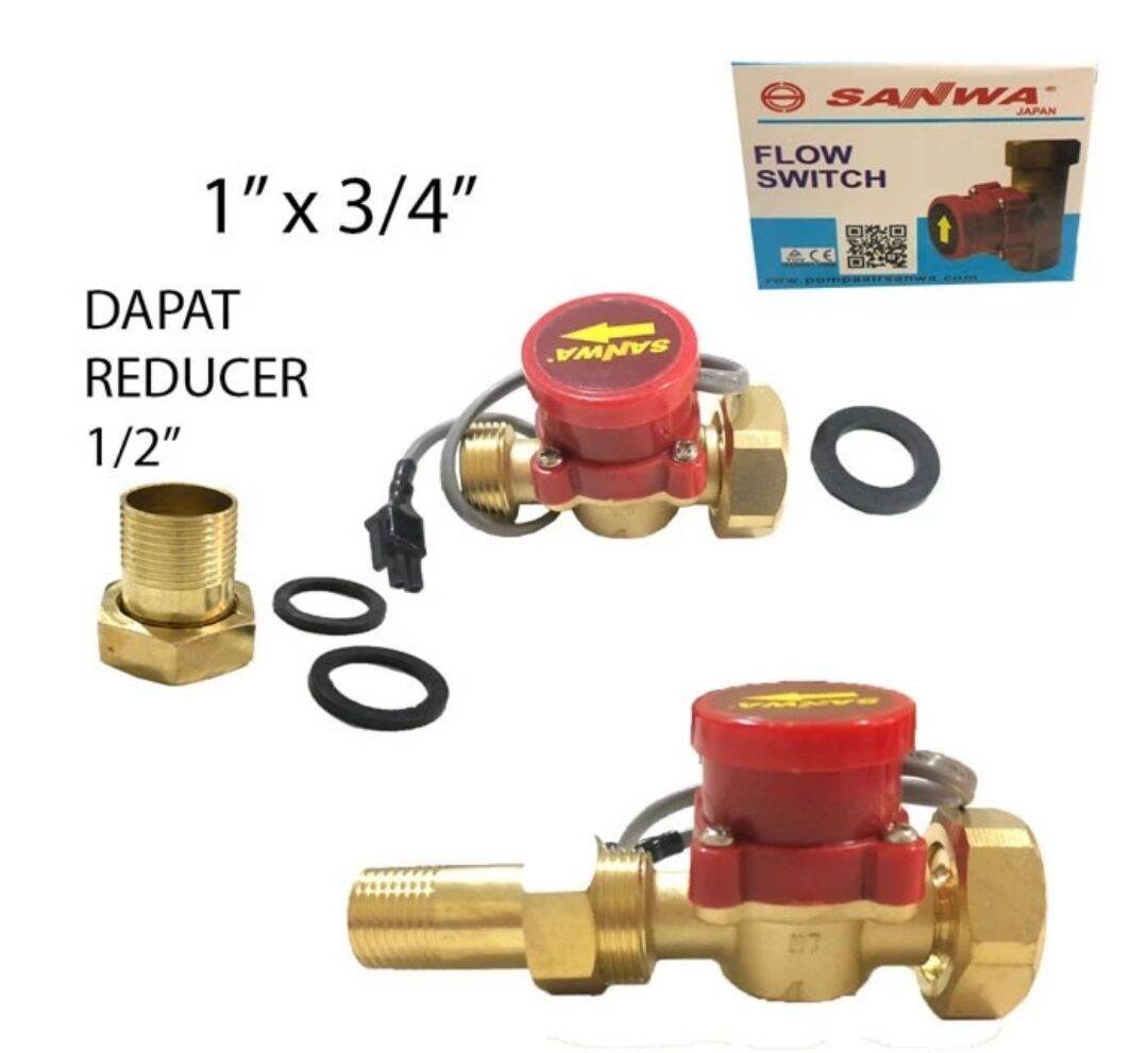 Flow Switch Otomatis Pompa Dorong 1" x3/4 inch / 1 x 1 inch-Varian ...