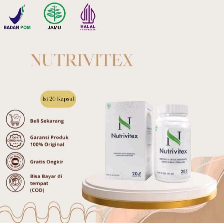 NUTRIVITEX Original Asli Herbal Untuk Pembasmi Parasit Tubuh Terampuh ...