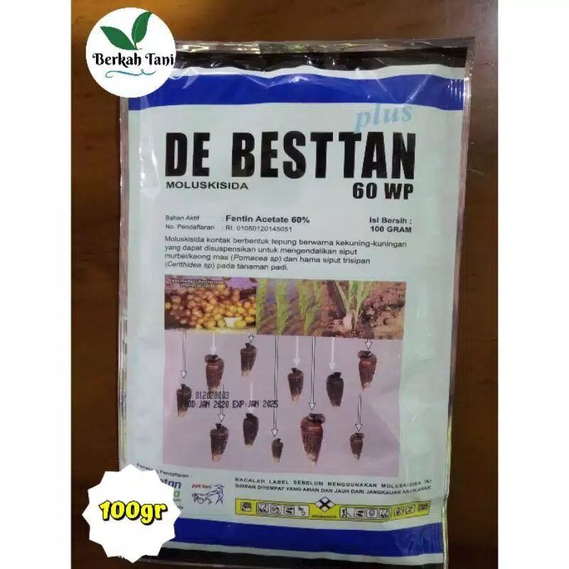 De Bestan 60WP Moluskisida 100gram Pembadmi keong Sawah | Lazada Indonesia