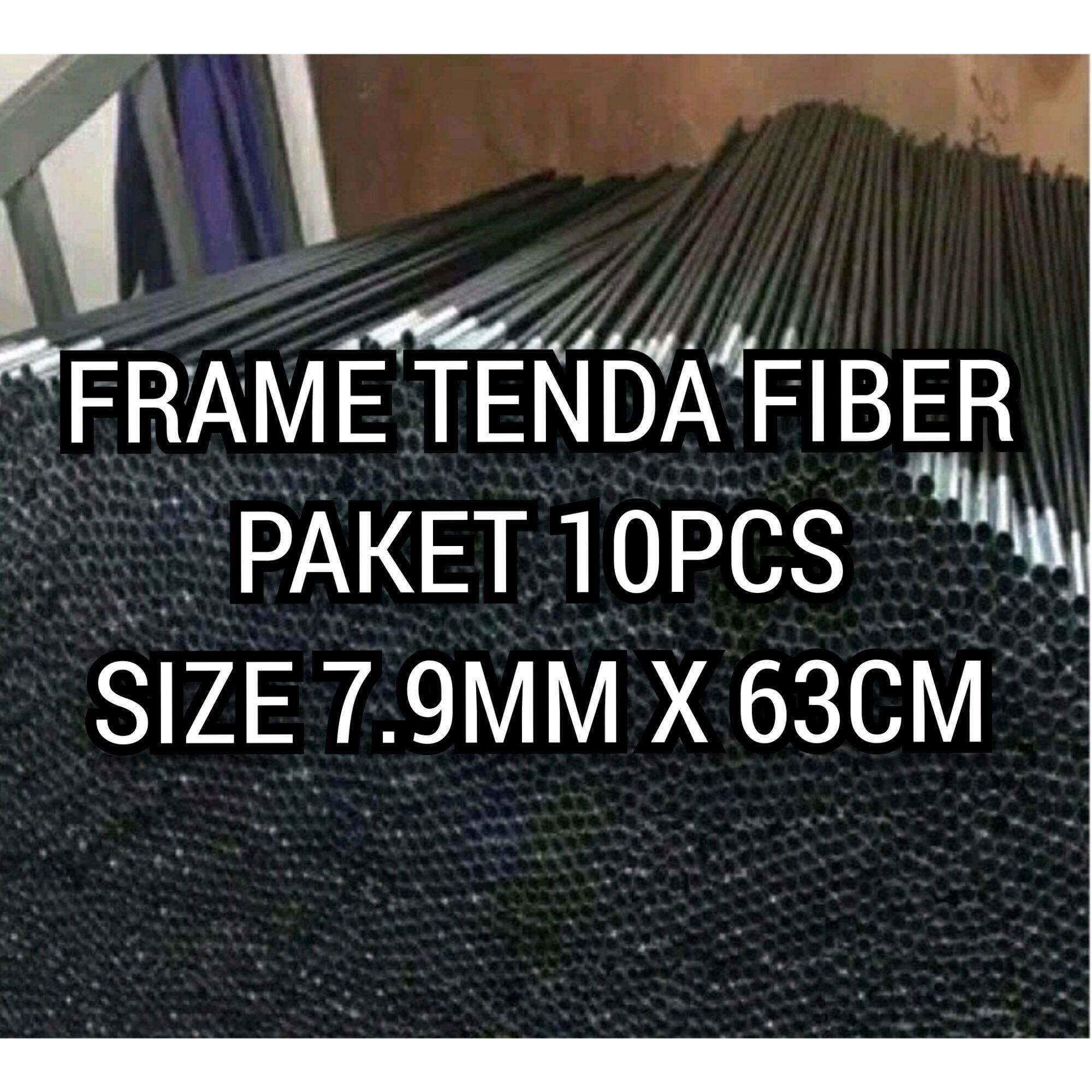 10PCS Frame Tenda 4 Orang camping fiber 7.9mm 63cm | Lazada Indonesia