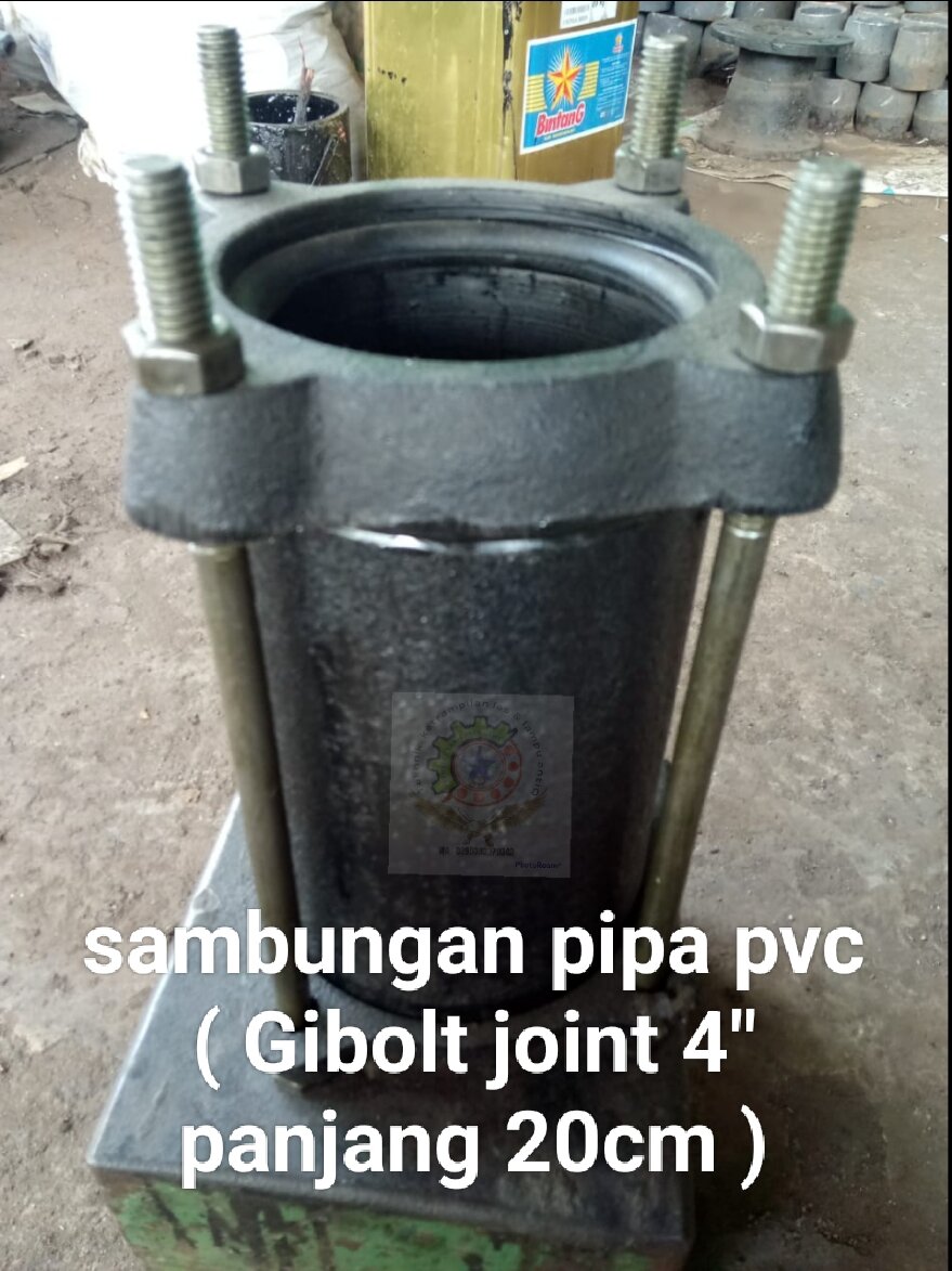 sambungan pipa 4" pnjang 20cm ,Gibolt joint 4" long 20cm | Lazada Indonesia