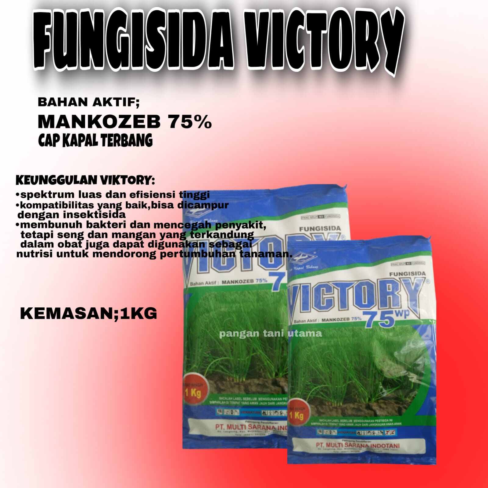 FUNGISIDA VICTORY MANCOZEB 70WP | Lazada Indonesia