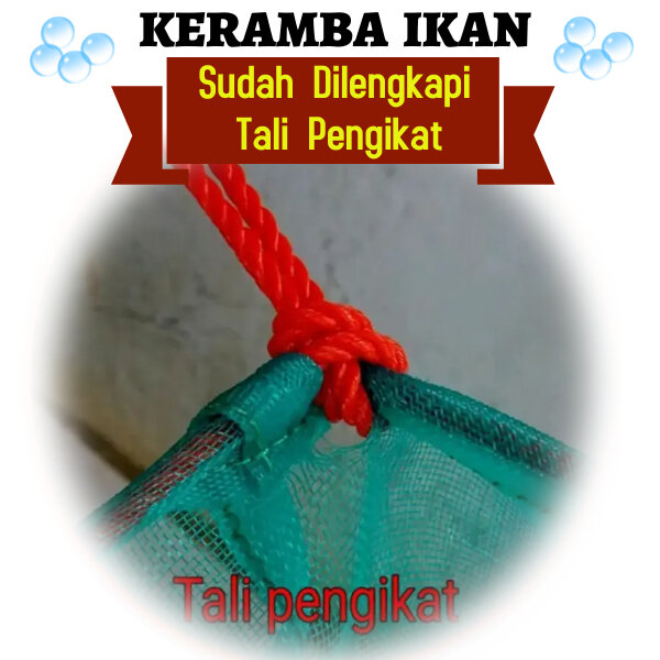 Jaring Keramba Ikan Hapa Jaring Apung Ukuran 2m x 1m x 50cm | Lazada ...
