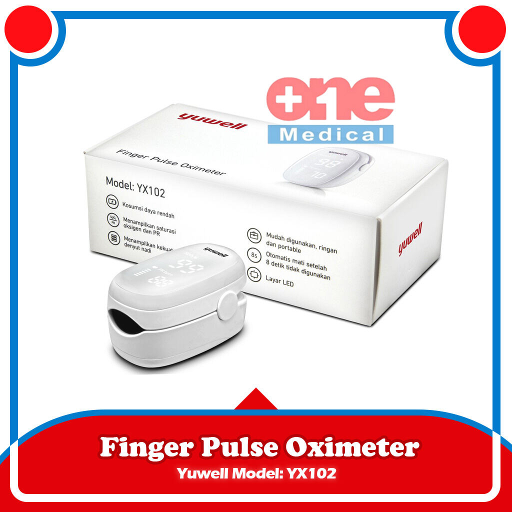 Pulse Oximeter Yuwell Alat Ukur Saturasi Oksigen SpO2 | Lazada Indonesia