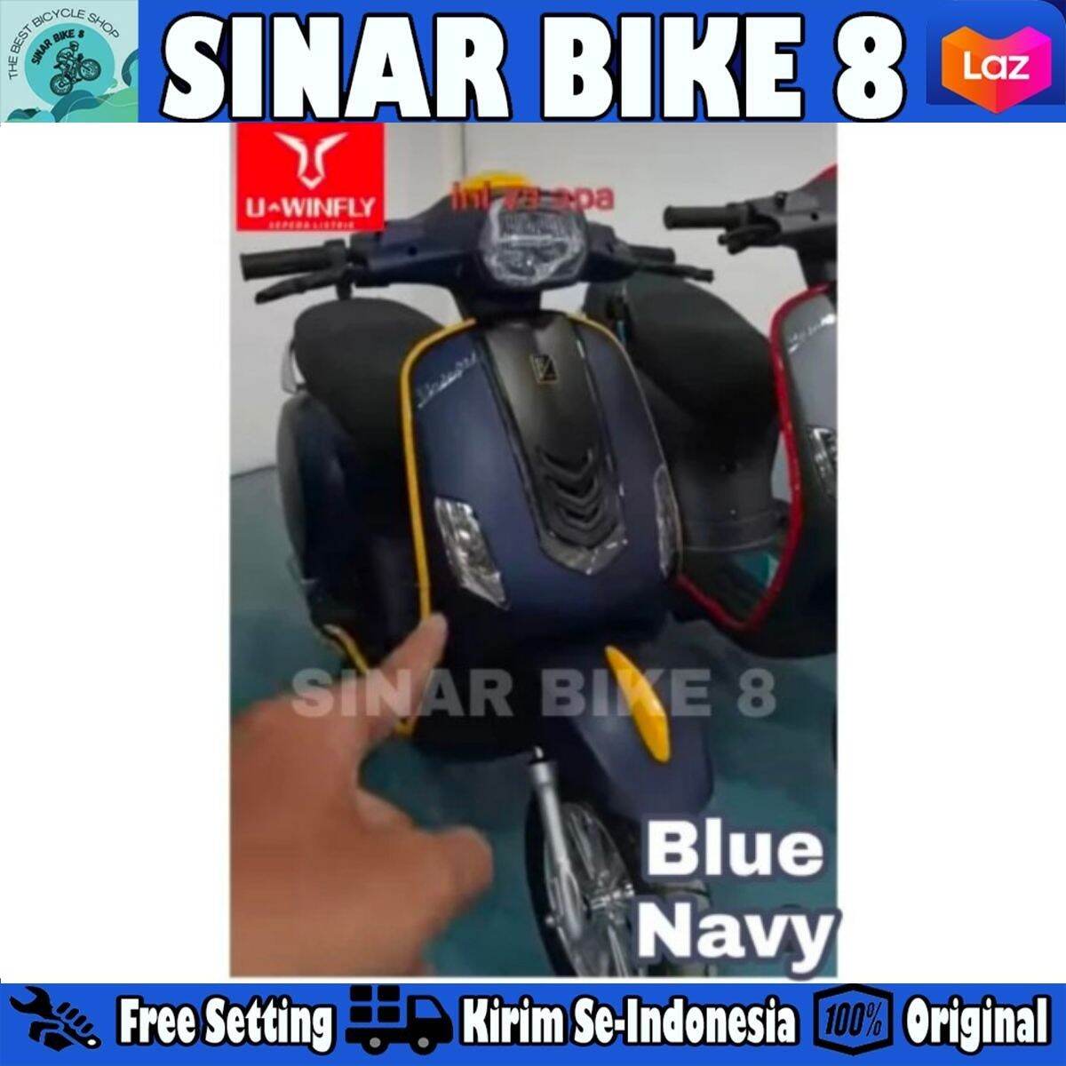 Sepeda Motor Listrik Uwinfly T3S PRO NEW 1200 Watt Electric E Bike ...