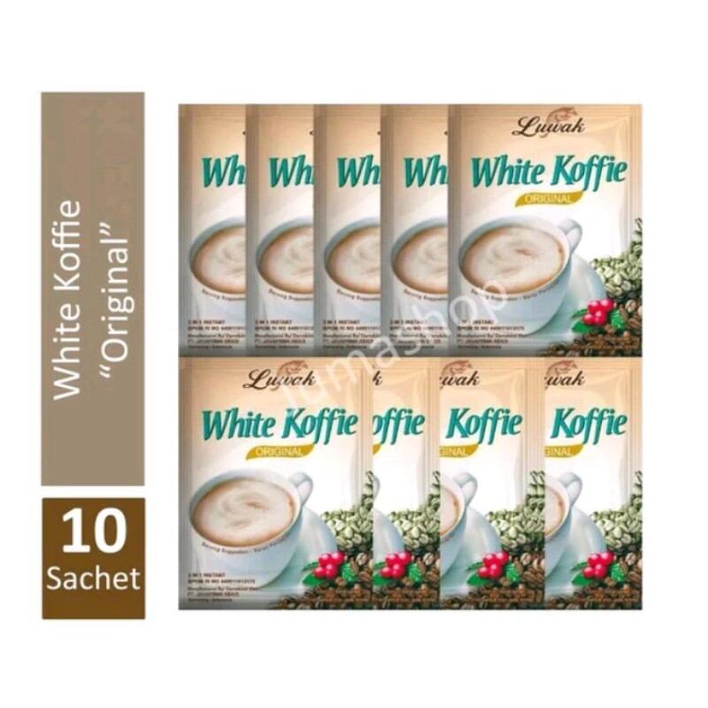 Kopi Luwak White Coffee Original Rencengan (20gr x 10pcs) | Lazada ...