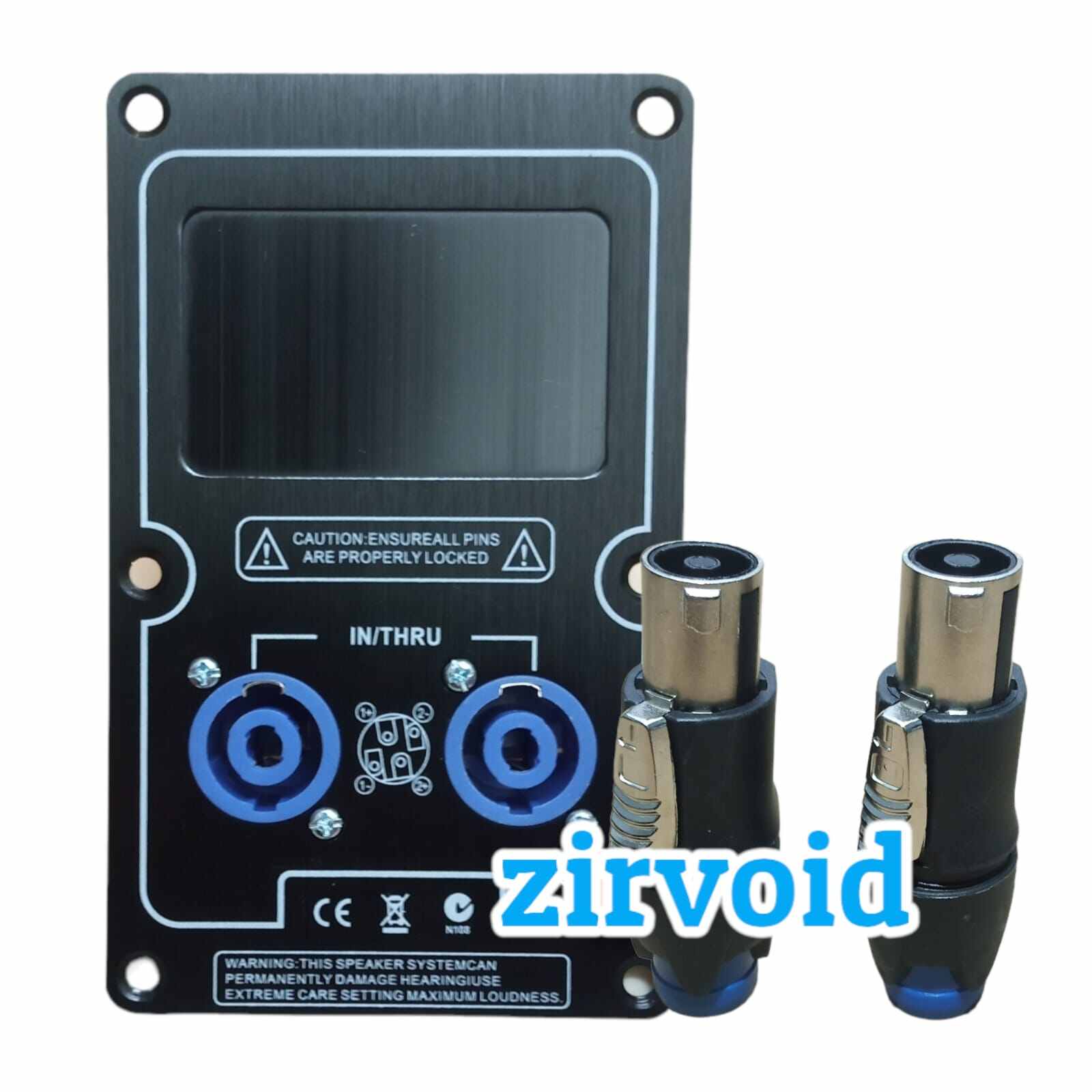 PLAT ALUMUNIUM PLAT BOX SPEAKER INPUT OUTPUT SET | Lazada Indonesia