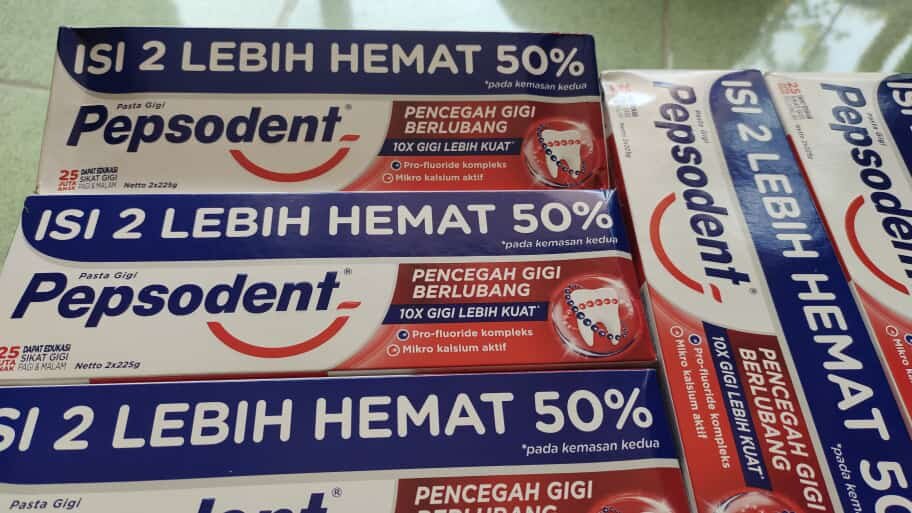 Pepsodent 225gr isi 2 | Lazada Indonesia