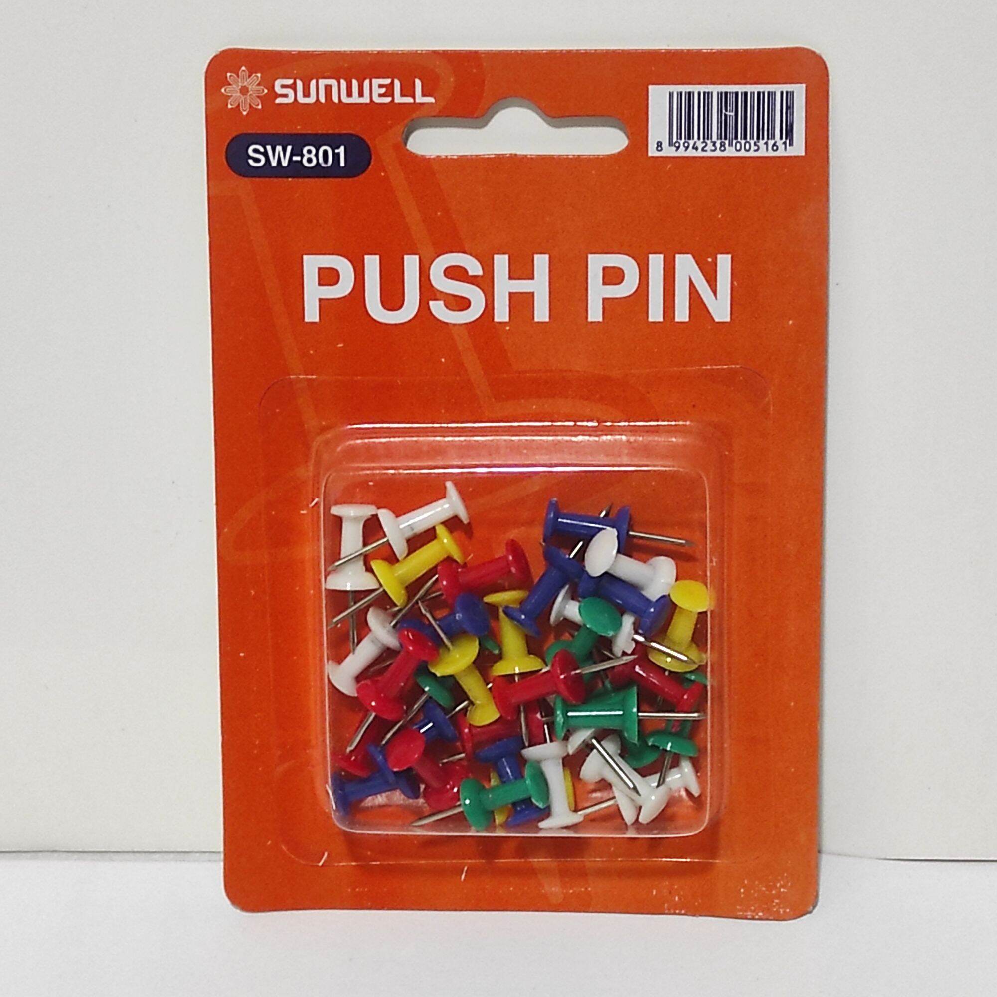 Push Pin Color - Paku Tempel - Paku tempel Kertas - Paku Kertas - Paku ...