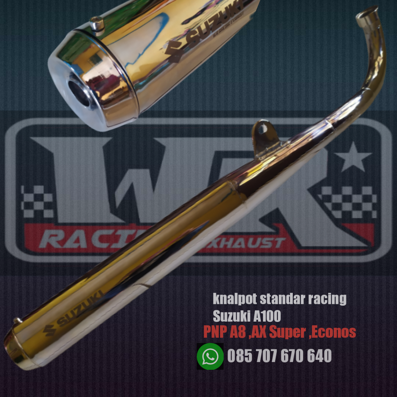 knalpot suzuki A100 standar racing suzuki A100 a100 | Lazada Indonesia