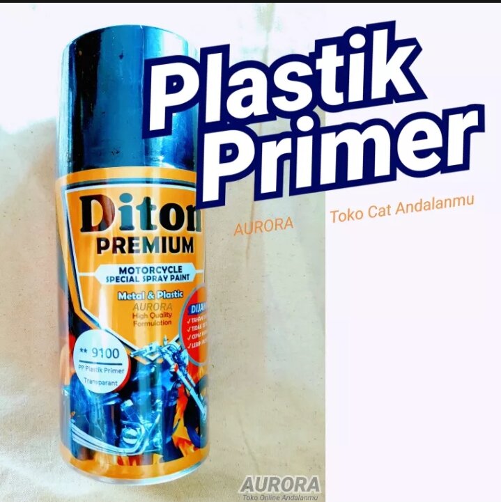 CAT PILOK DITON PREMIUM PP PRIMER PLASTIK PRIMER 400 CC PELAPIS BODY ...