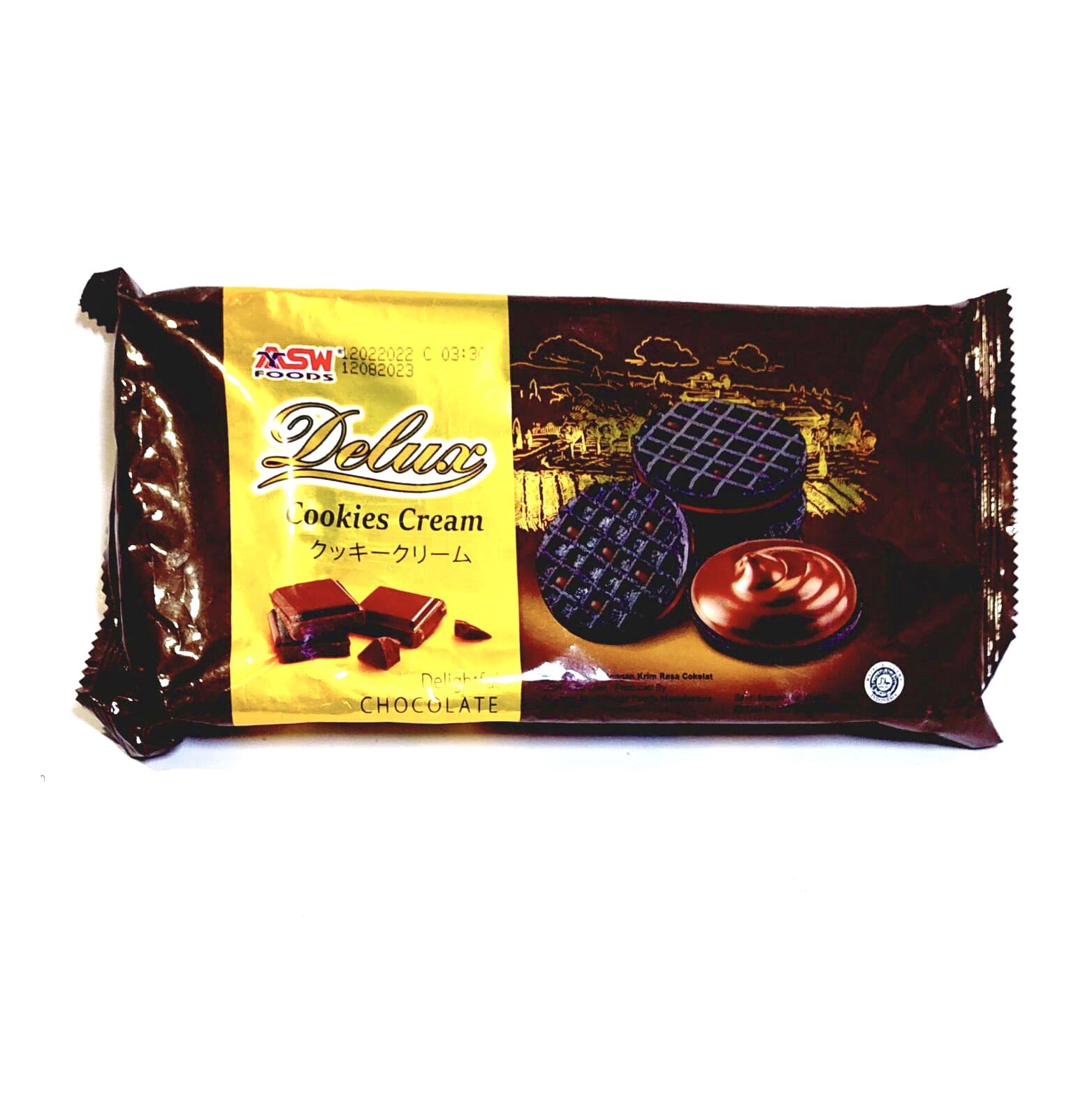 Biscuit ASW Delux Cookies Cream 160g | Lazada Indonesia