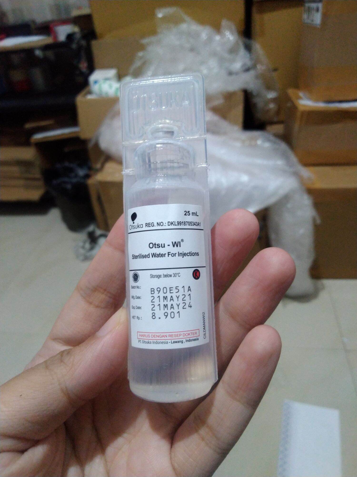 WFI 25 ml water for injection 25ml 25cc | Lazada Indonesia