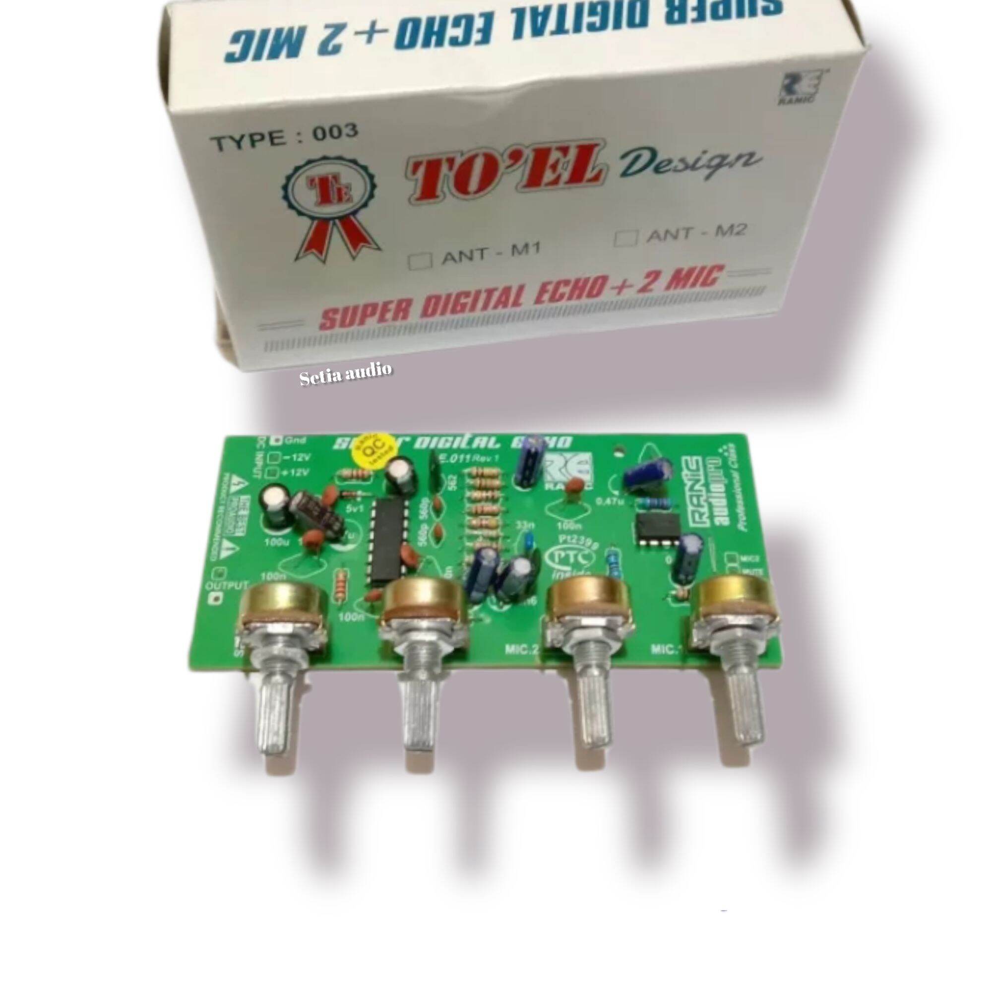 kit echo toel 4 potensio 2 mic | Lazada Indonesia