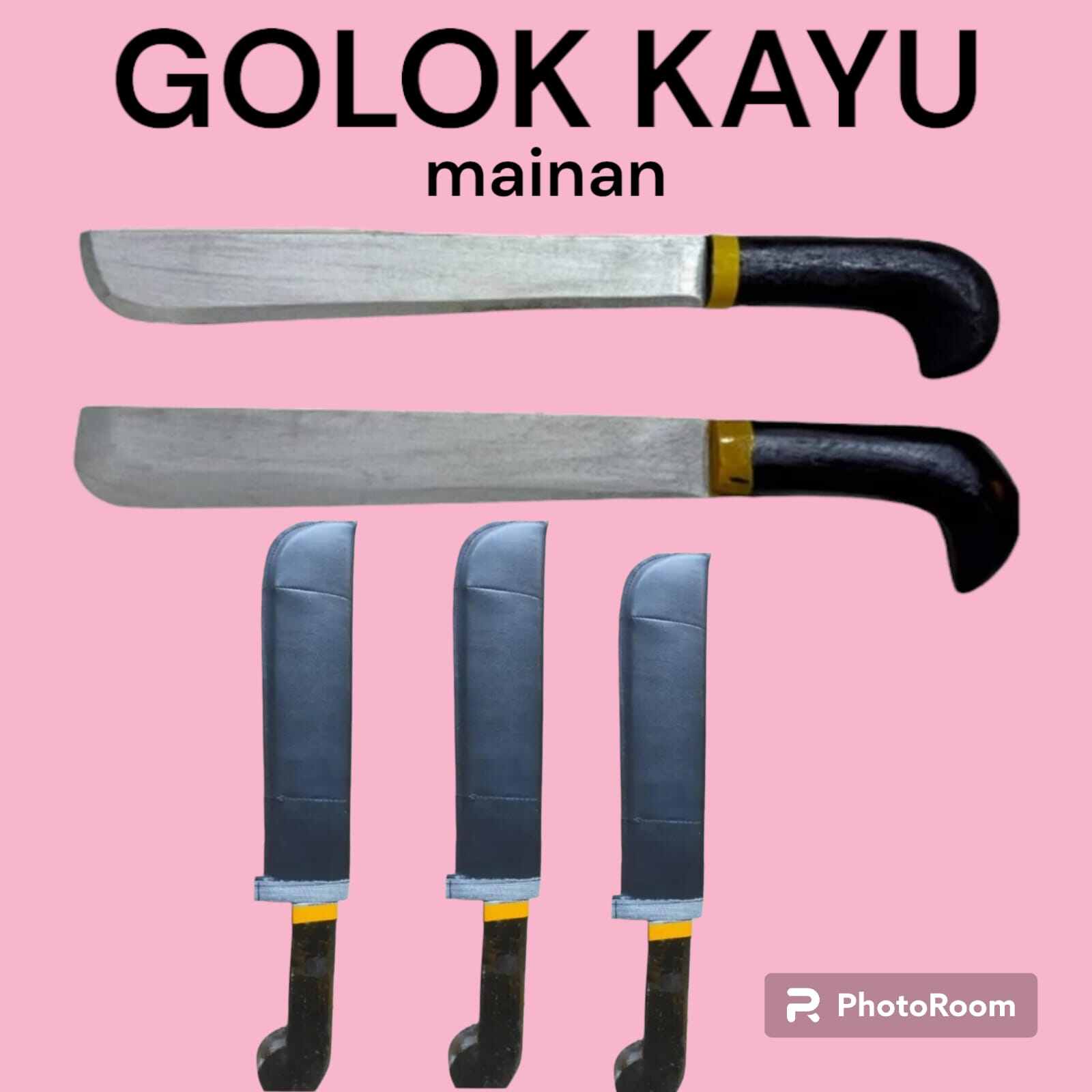 GOLOK KAYU MAINAN GOLOK BETAWI GOLOK ANAK GOLOK MAINAN ANAK GOLOK KAYU ...