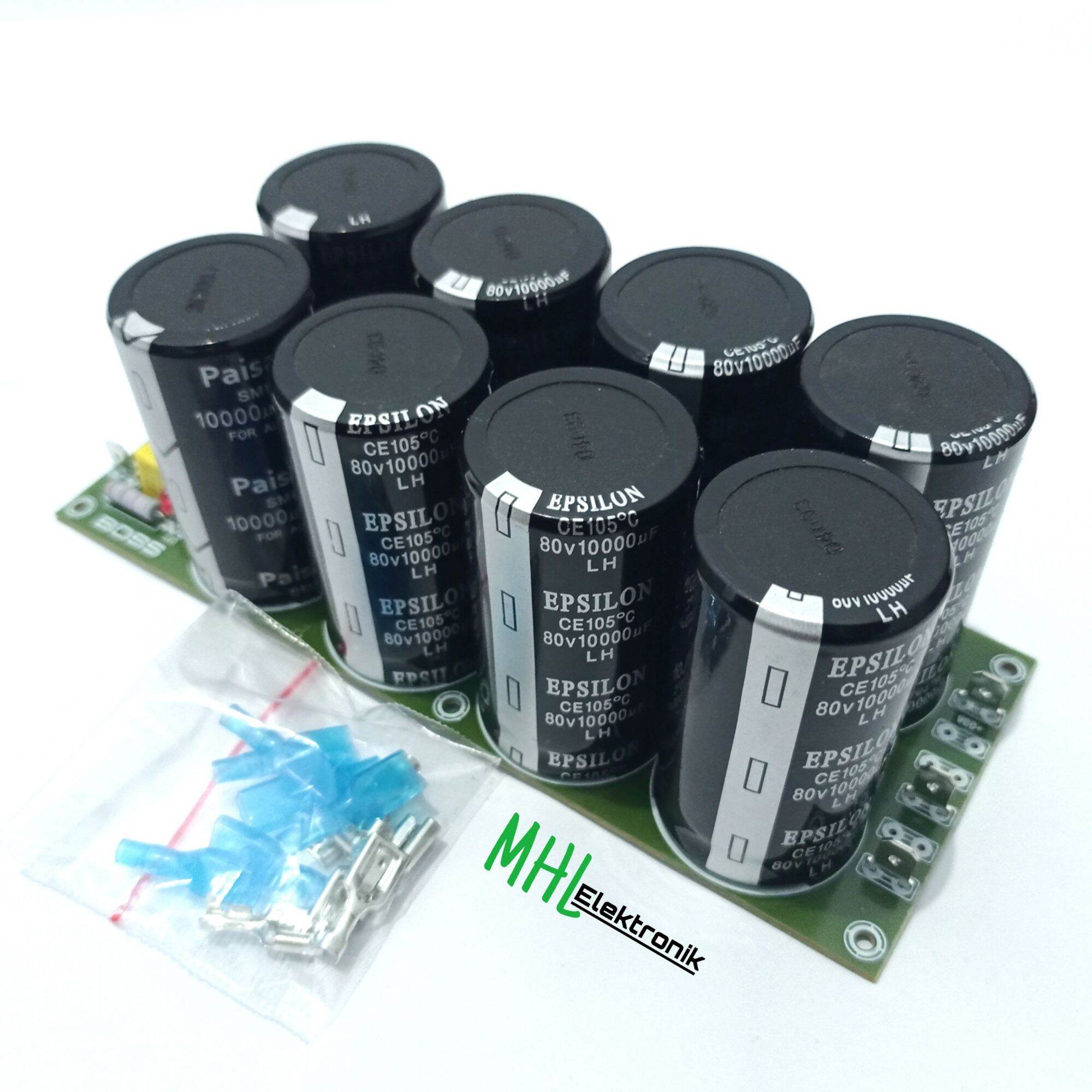 Kit PSU 8 Elco Epsilon 10000uF 80V Original Plus Skun PCB | Lazada ...