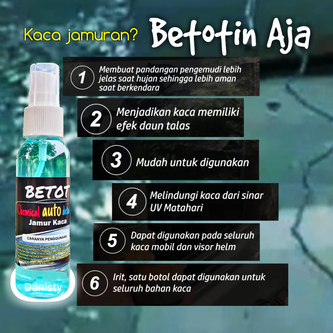 Betot obat jamur kaca mobil/kerak jamur kaca | Lazada Indonesia
