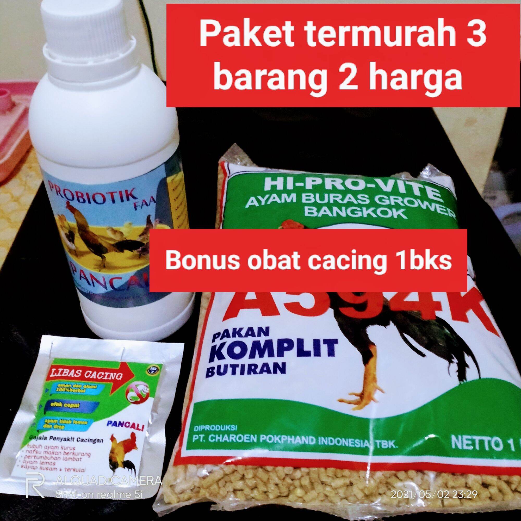 probiotik + Pur jago + obat cacing, | Lazada Indonesia