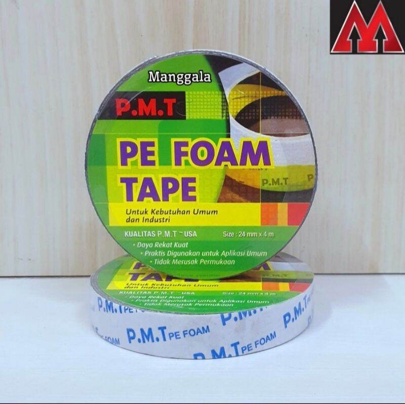 Lem Double Tape PE Foam Tape P.M.T 20mm x 4m | Lazada Indonesia