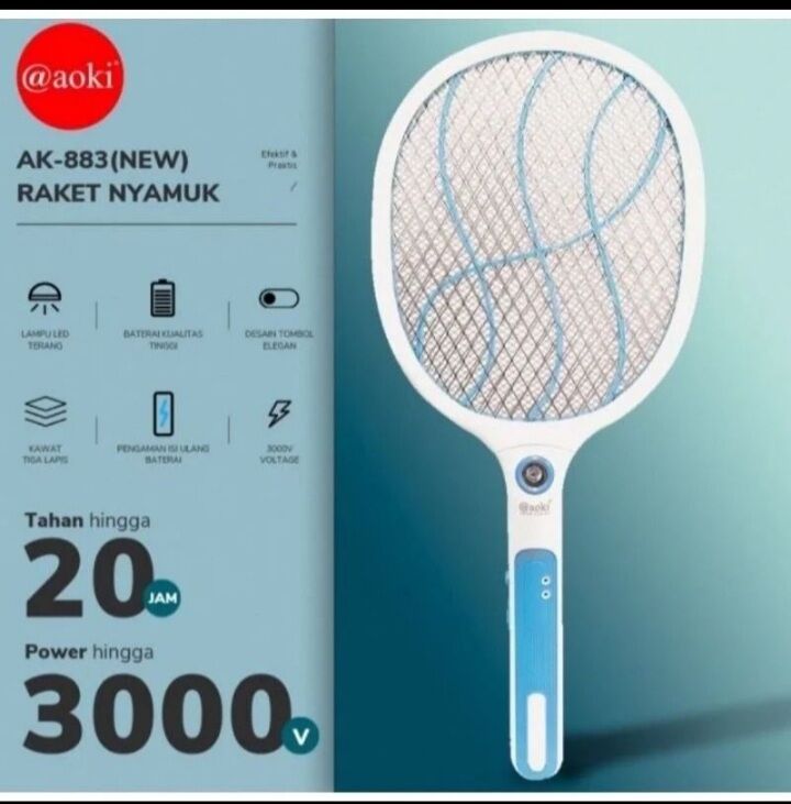 Raket listrik nyamuk | Lazada Indonesia