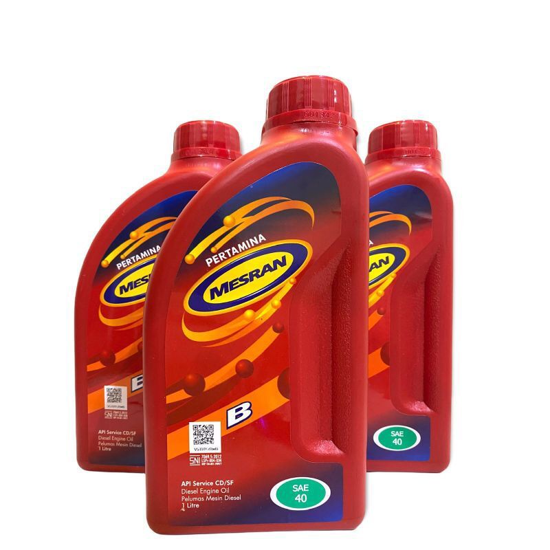 Oli Mesin Diesel Pertamina Mesran B SAE40 1 Liter | Lazada Indonesia