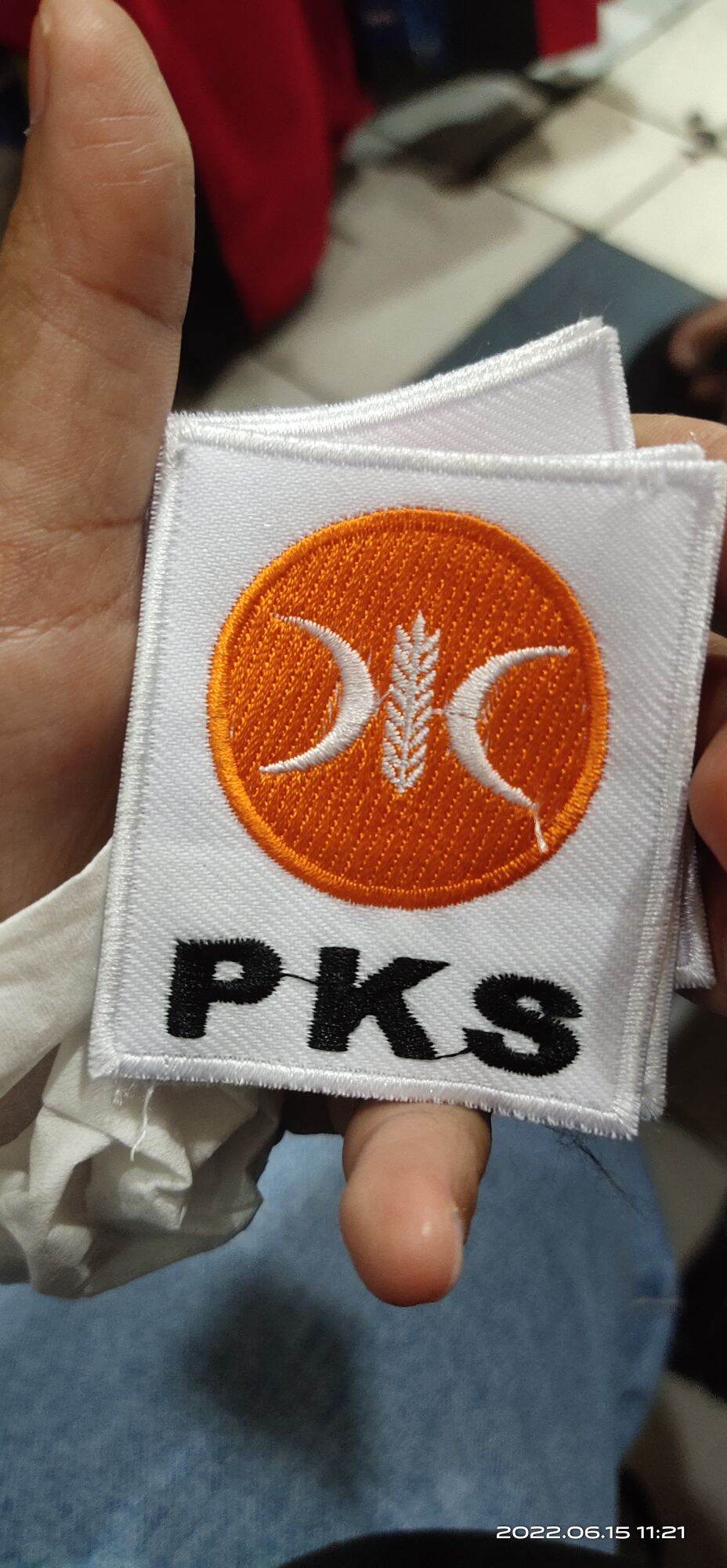 logo bordir bordiran partai PKS | Lazada Indonesia