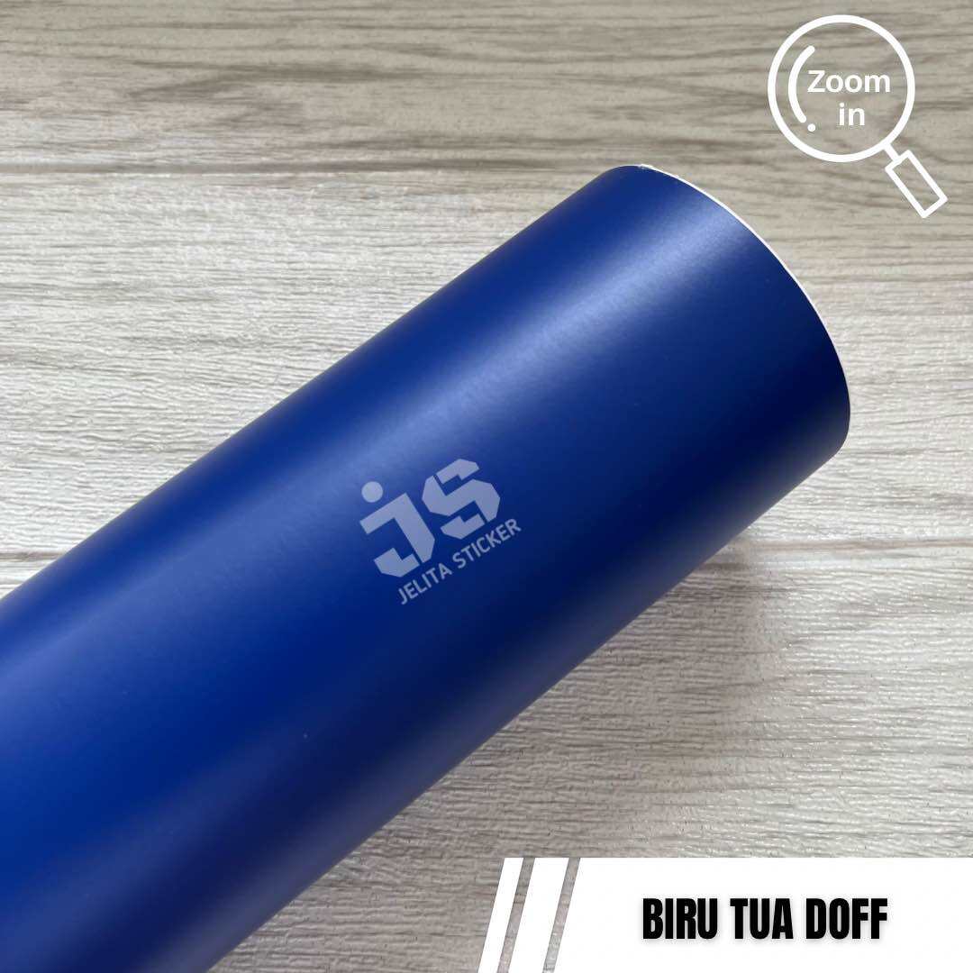 Sticker Biru Tua Doff / Skotlet Biru Tua Dop / Sticker Variasi Motor ...