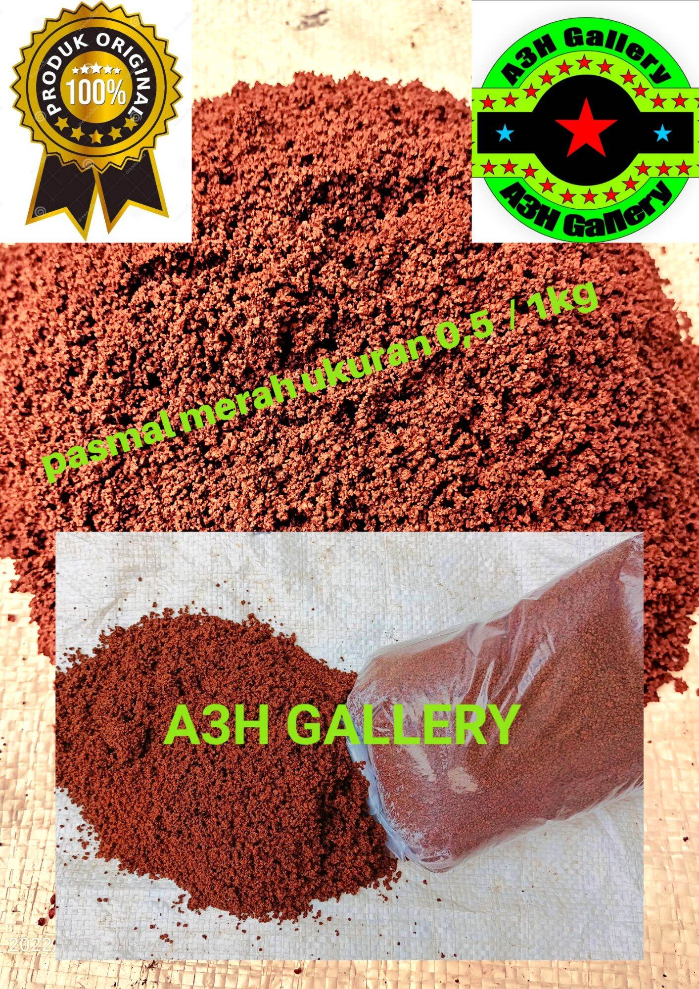 pasir malang merah super halus 0,5 / 1 kg | Lazada Indonesia