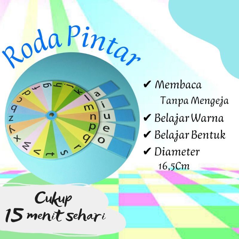 Roda Pintar Abjad | Lazada Indonesia