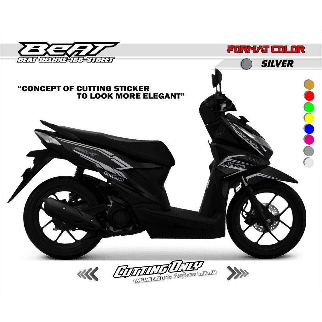 Sticker CUTTING BEAT DELUXE ISS STREEET - Stiker Striping Cutting Body ...