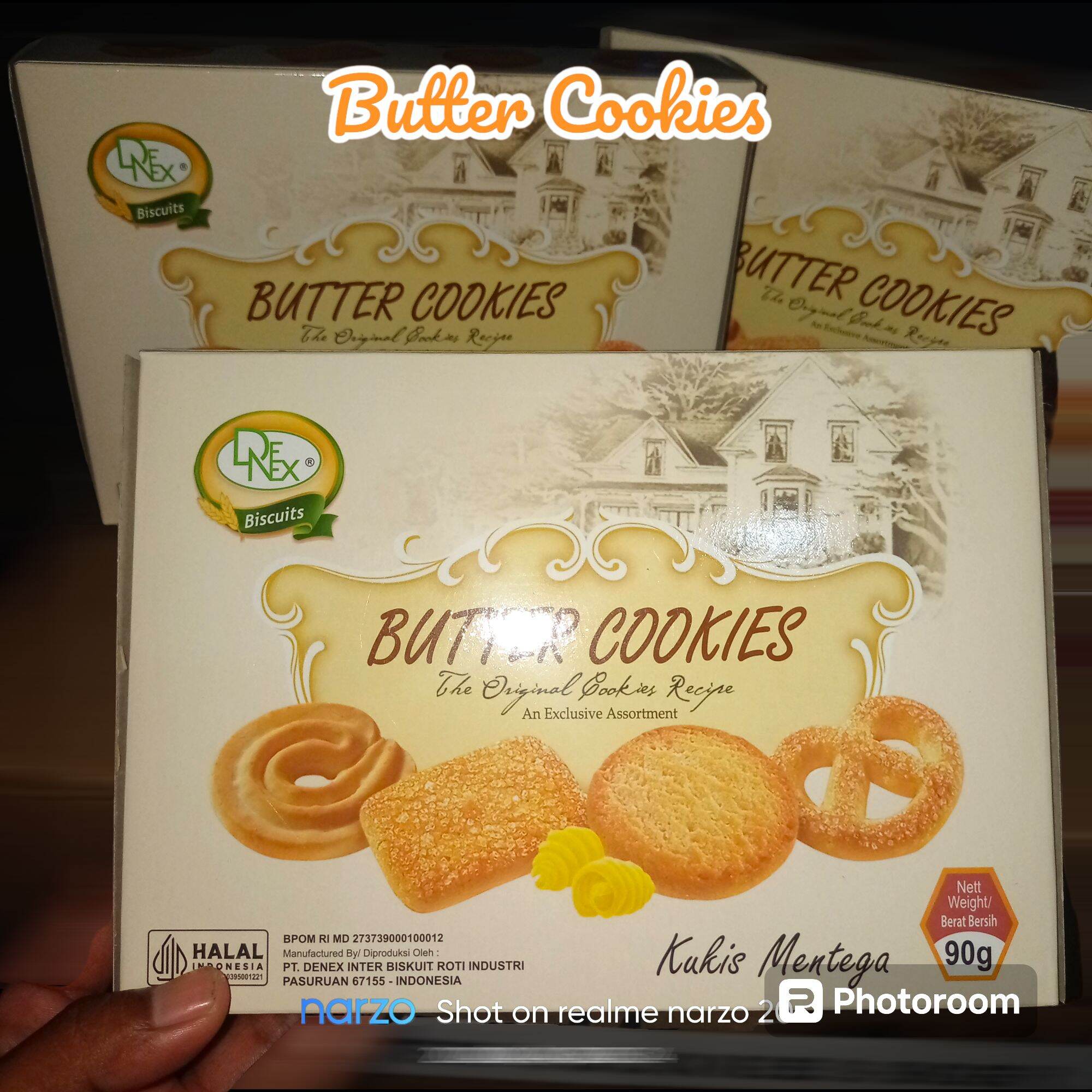 1 DOS Biskuit Butter Cookies Denex Isi 24 Pack | Lazada Indonesia