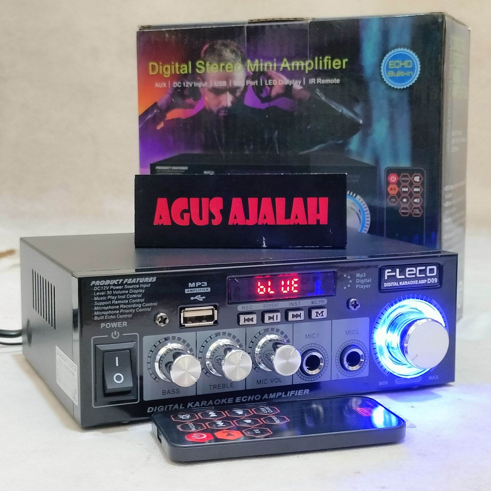 Power ampli /// amplifier karaoke 600wat +v echo // amplifier fleco ...
