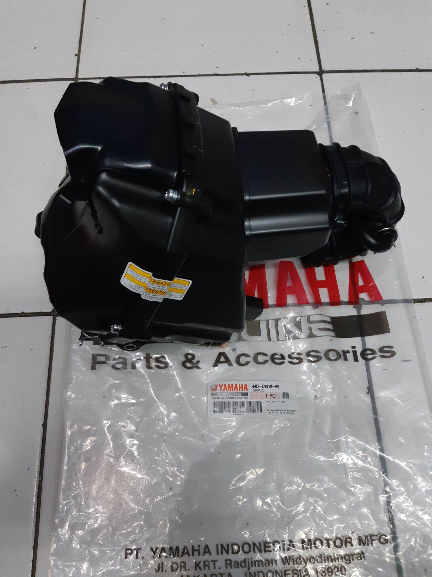 Paket Box Filter dan Tutup Box Filter Yamaha Xeon Karbu Asli 44D-E4410 ...