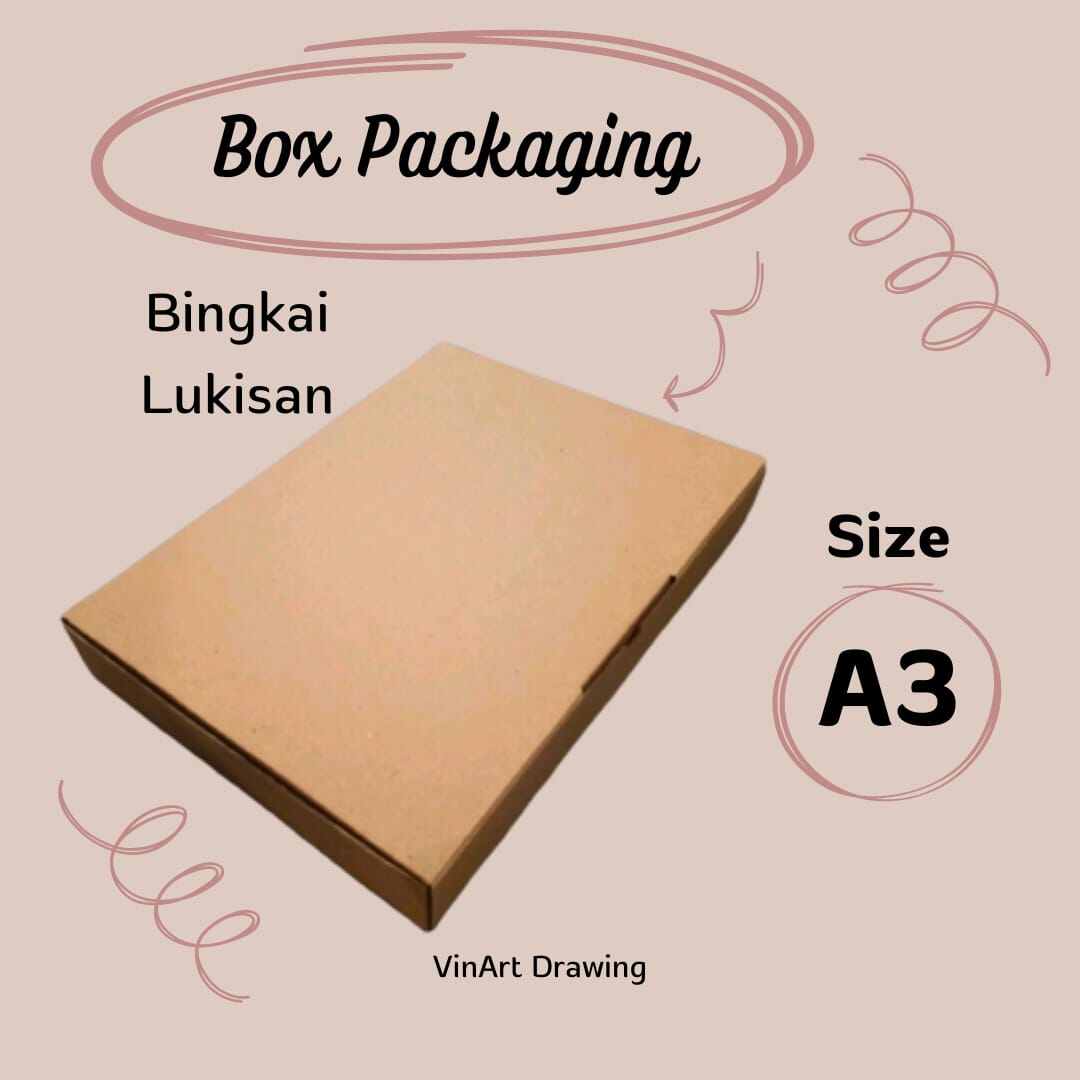 Box Packaging Bingkai Lukisan A3 | Lazada Indonesia