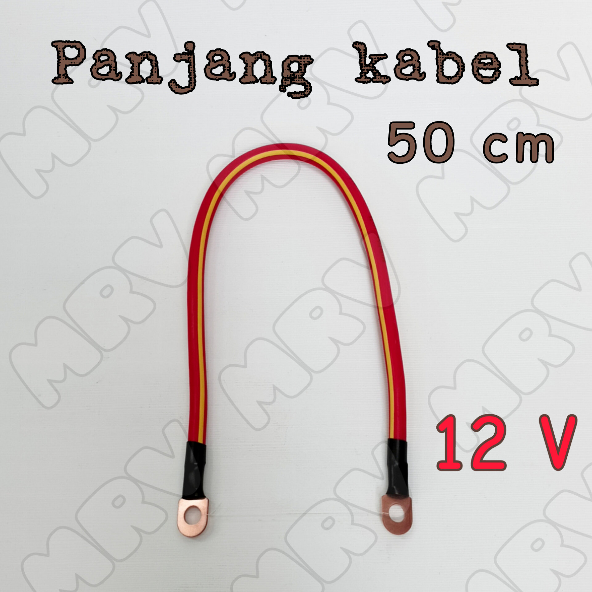 Kabel Aki 50cm/ Kabel Accu 12V panjang 50cm | Lazada Indonesia