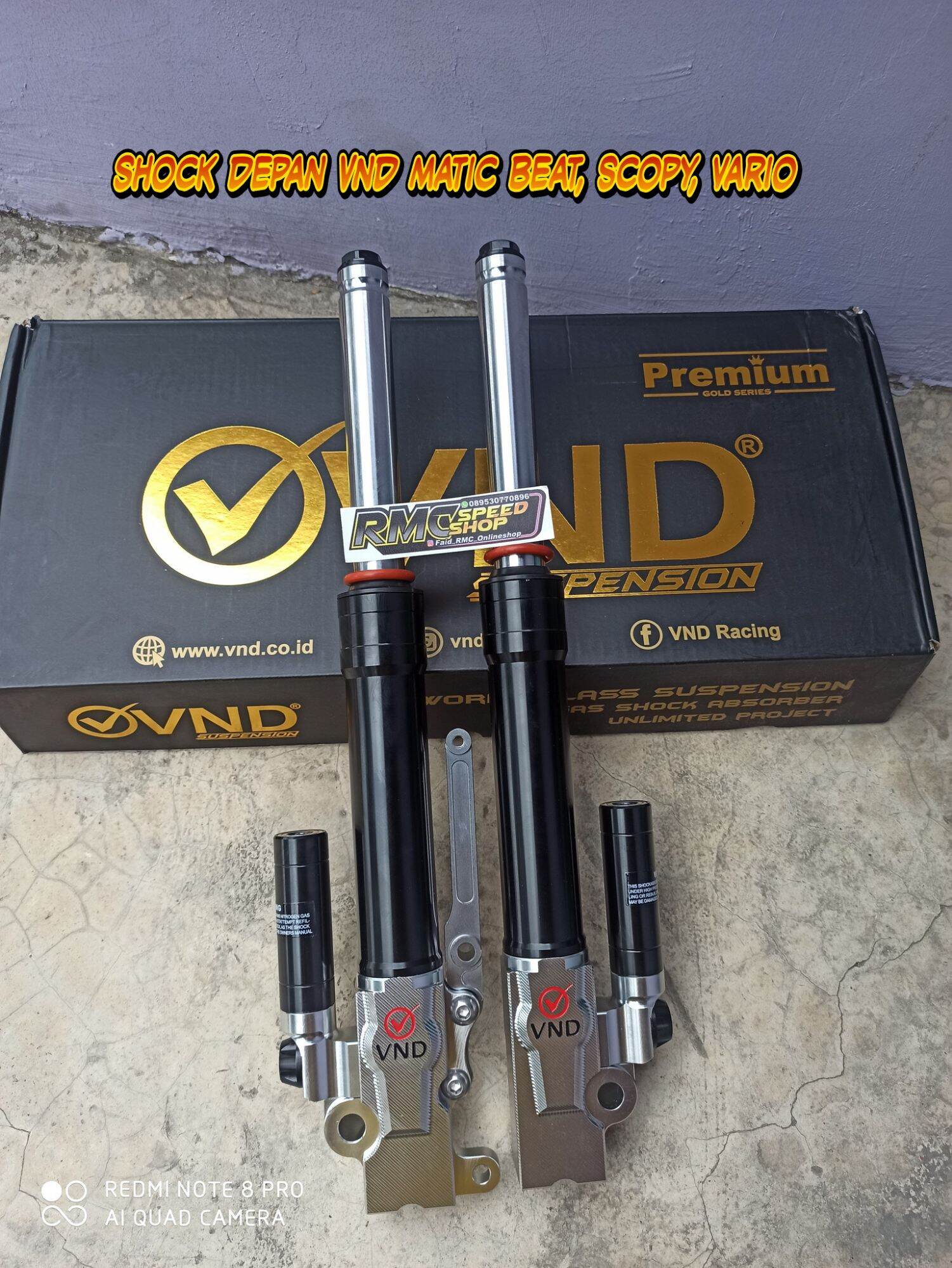Shock Depan Vnd Matic Beat Scopy vario Set Original 100 Lazada