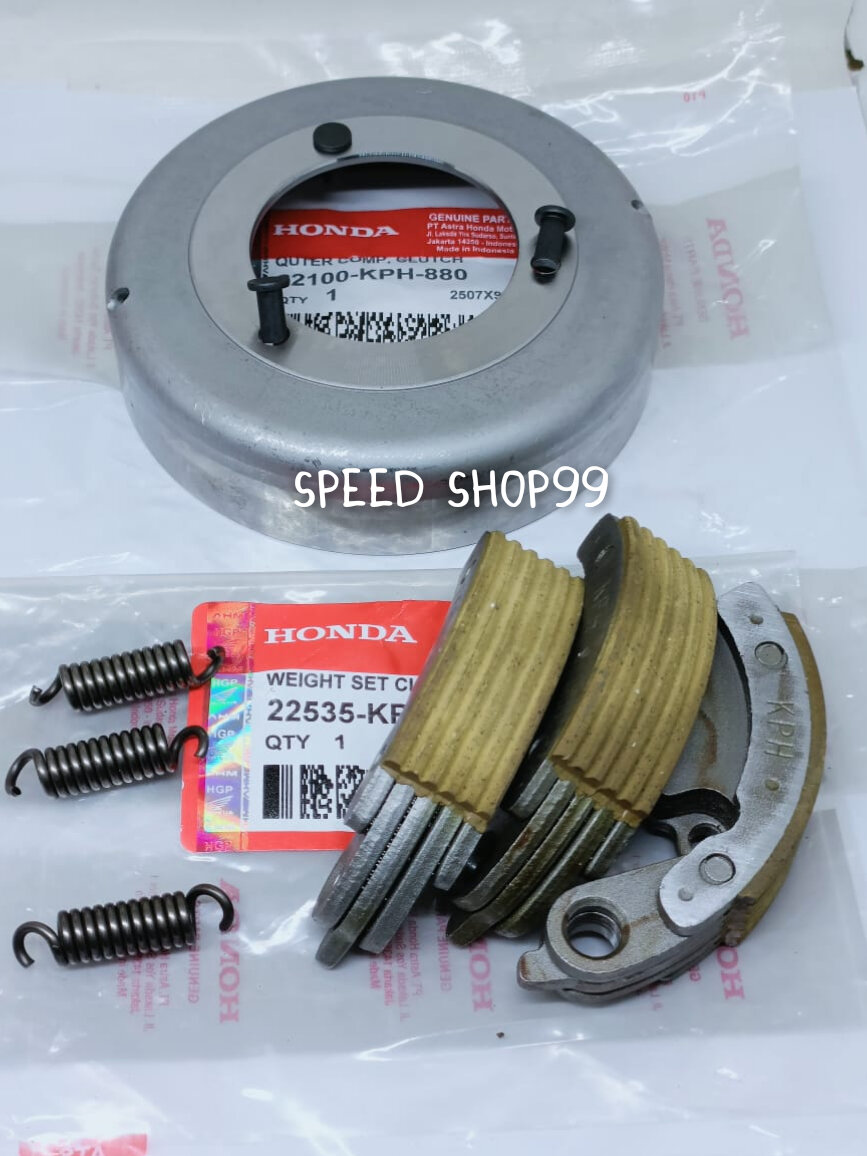 Mangkok Ganda KPH+Kampas Ganda KPH Supra x125 Kharisma Kirana | Lazada ...