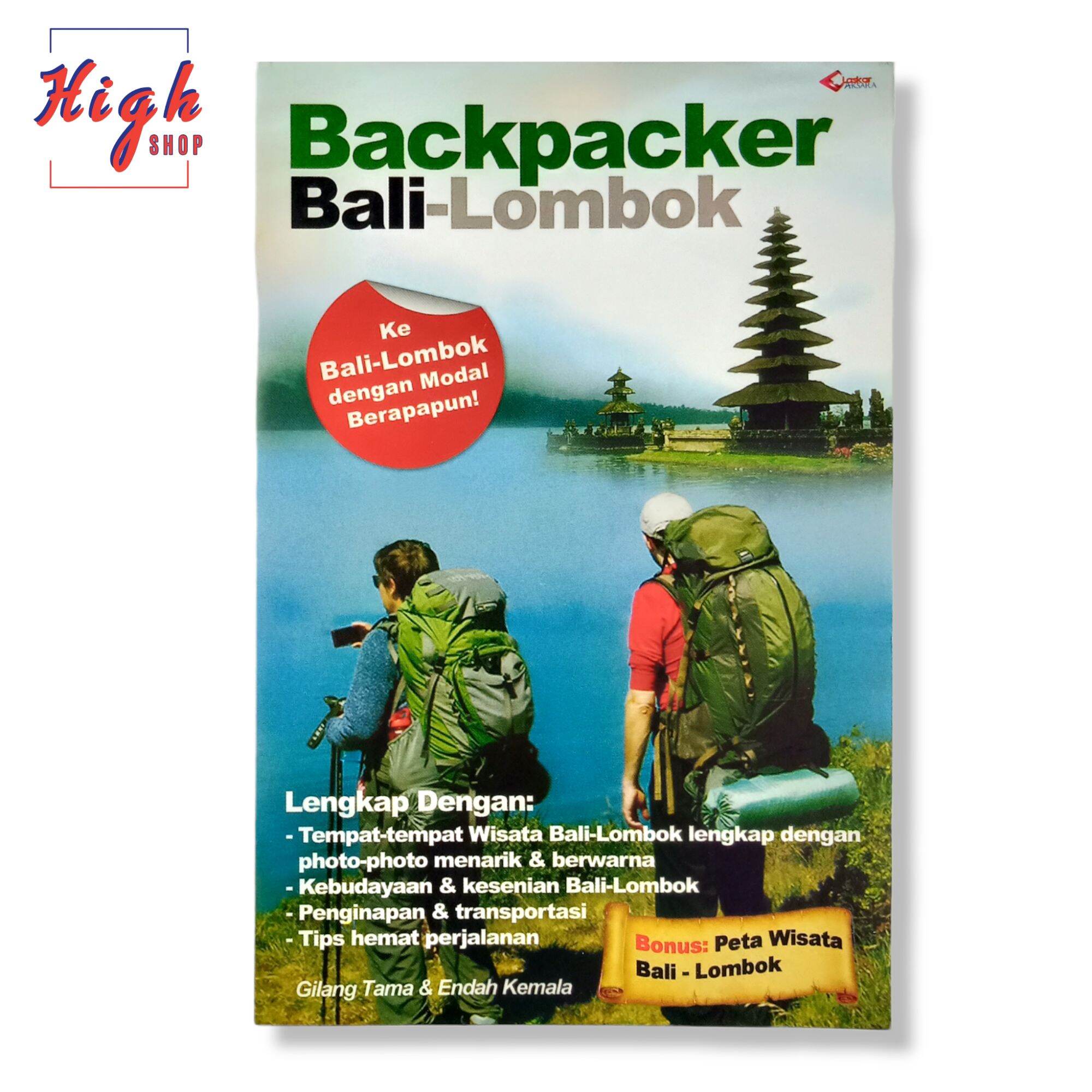 Buku Backpacker Bali - Lombok Bonus Peta Wisata | Lazada Indonesia