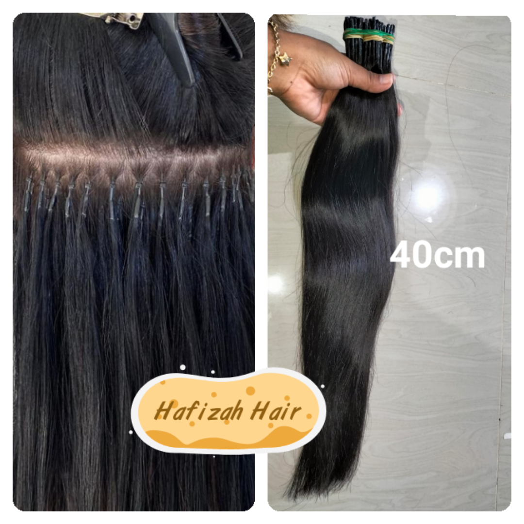 Rambut Sambung Asli Hair Extension Natural - Smooting KUALITAS STANDAR ...