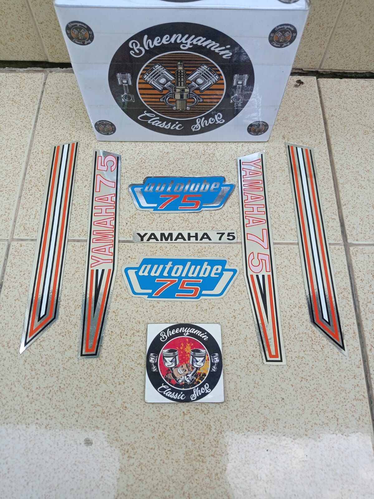 Stiker Sticker Lis Polet Striping Yamaha V75 V 75 Fullset | Lazada ...