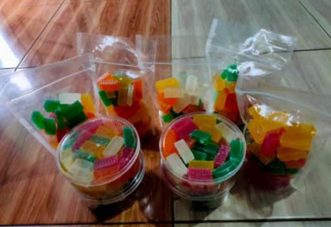 Agar-agar kering, agar kering kemasan pouch, agar karing aneka buah ...